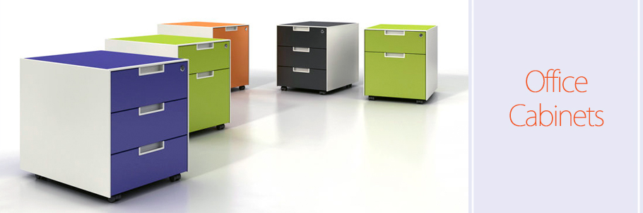An Office Cabinet Adds Functional Storage To A Workspace | Home ...