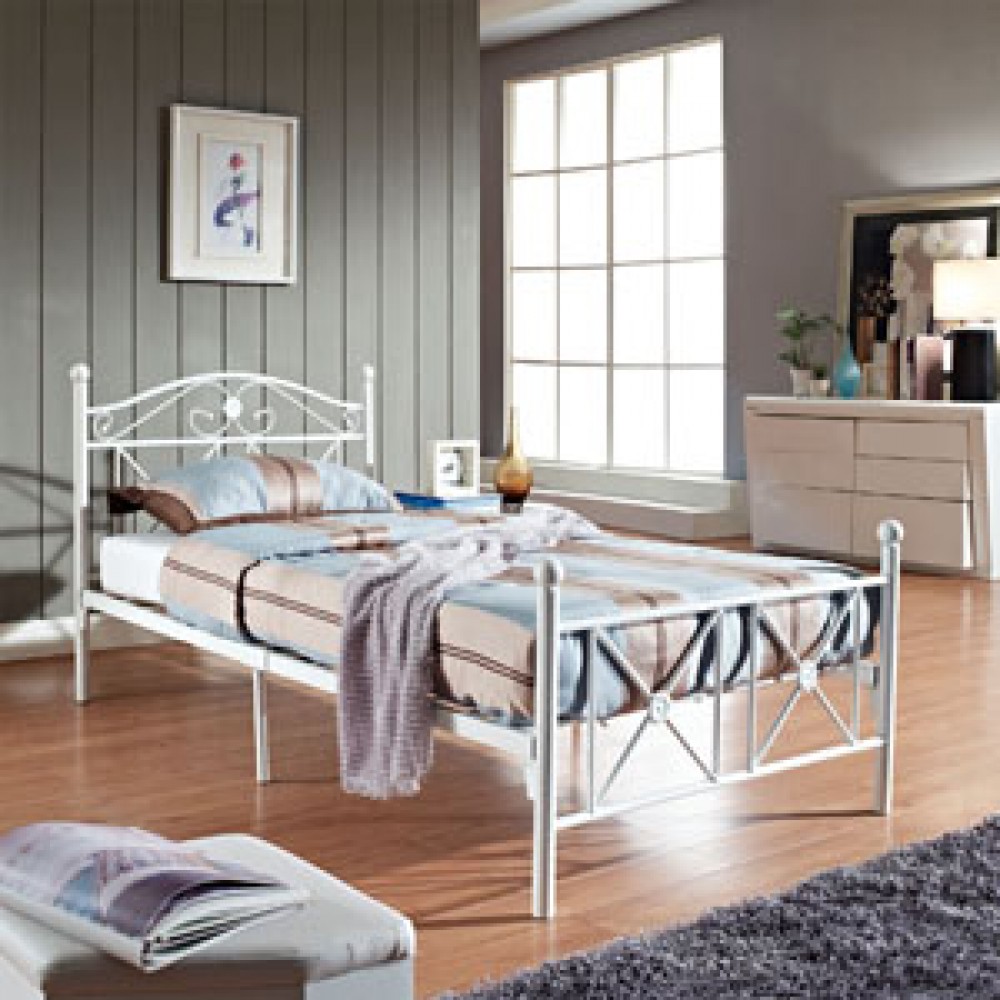 Modway Cottage Bed Frame in White - Bedroom Furniture - Bedroom ...
