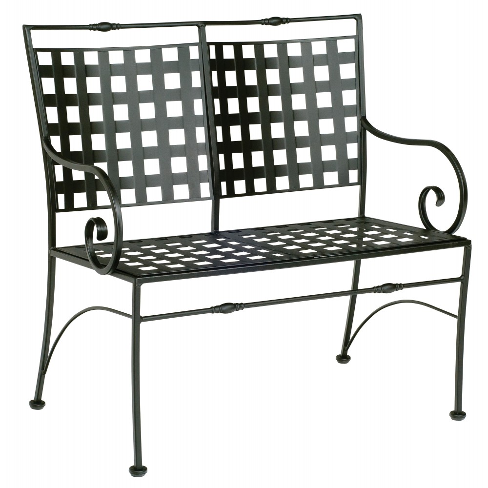 Woodard Sheffield Bench with Optional Cushion | Home Furniture and Patio